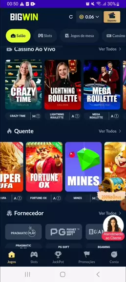 BigWin - Jogo de Azar Online - Ganhe dinheiro com facilidade!