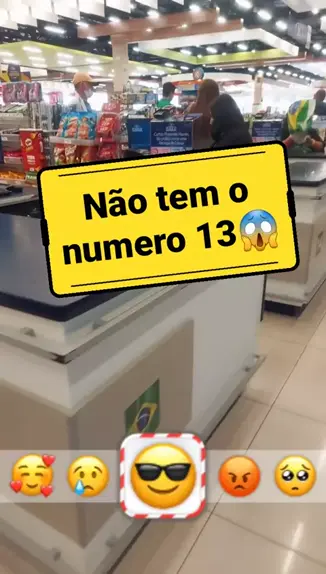 Não há caixa com número 13 nas lojas Havan
