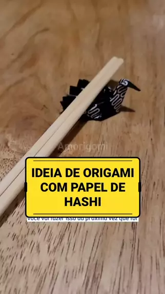 Origami Hashioki: Um Apoio de Origami para o Hashi