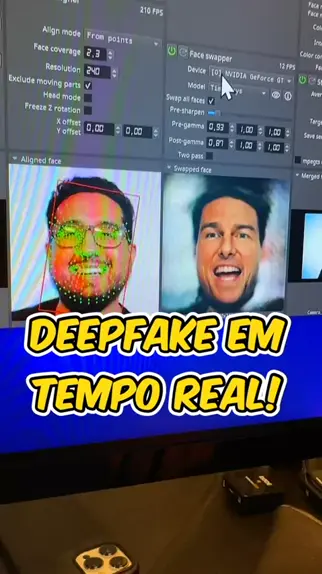 Transformar em outra pessoa em tempo real com a ferramenta Deep Fake Live