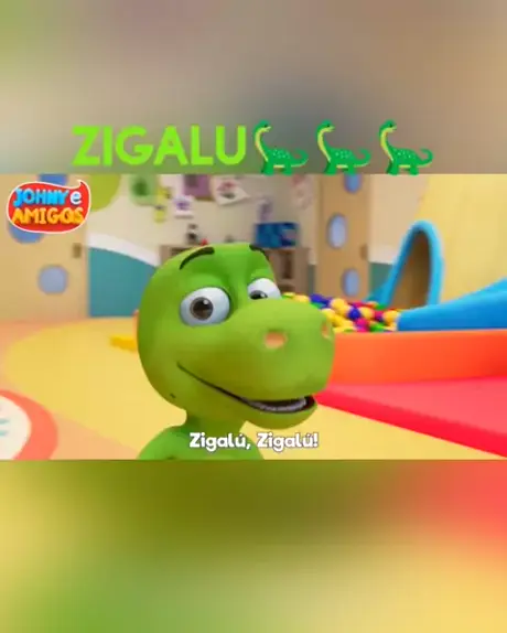ZIGALU - O Pequeno Dinossauro que Quer Dançar com Você