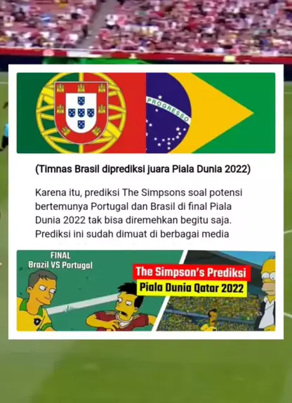ramalan kartun the simpsons piala dunia tahun 2026 final portugal vs ...
