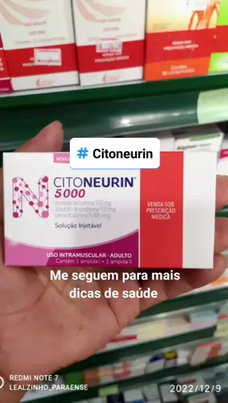 CITONEURIN: Usos, Efeitos Colaterais e Contraindicaciones