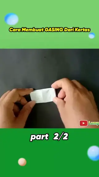 Cara Membuat GASING Dari Kertas