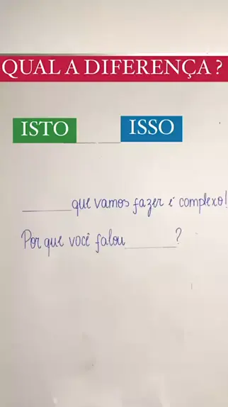 Isto vs Ise: A Diferença