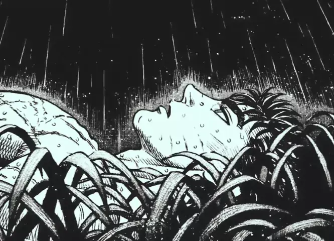 guts in the rain... #solidão #anime #alone #MeuPersonagemFavorito #berserk