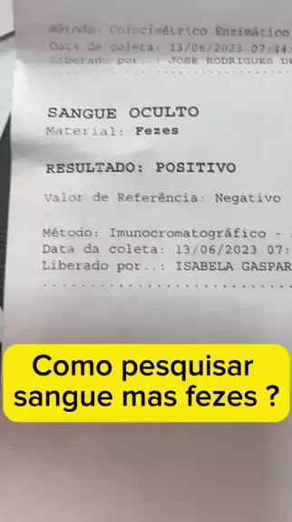 Sangue oculto nas fezes: para que serve o exame?